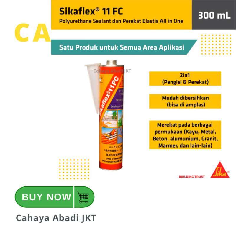 Promo SIKAFLEX 11 FC / SIKA FLEX 11FC WHITE TABUNG 300ML Diskon 23% di Seller Tasakamu Store ...
