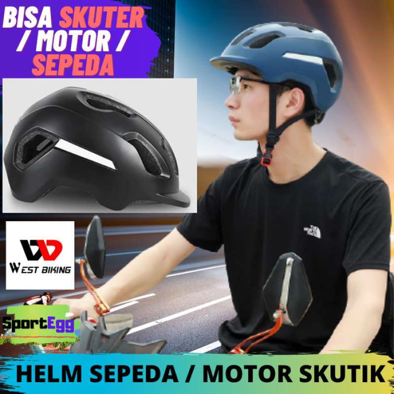 Promo Helm Sepeda. Helm Skuter Skutik Motor. Bisa Dipakai Motor Atau ...