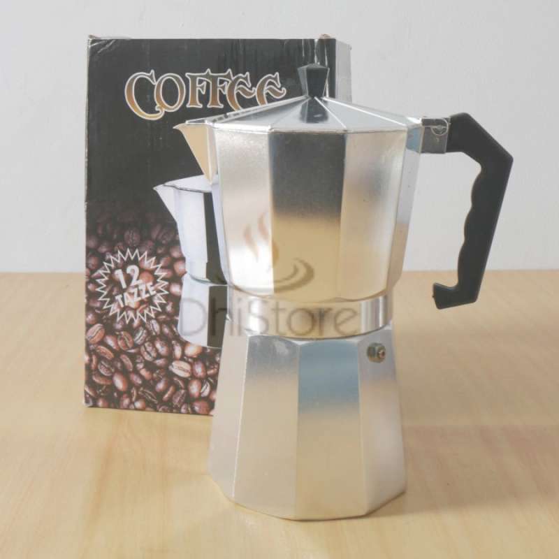 Promo Moka Pot/Coffee Pot/Teko Kopi Rectangular - Aluminium Diskon 12% ...