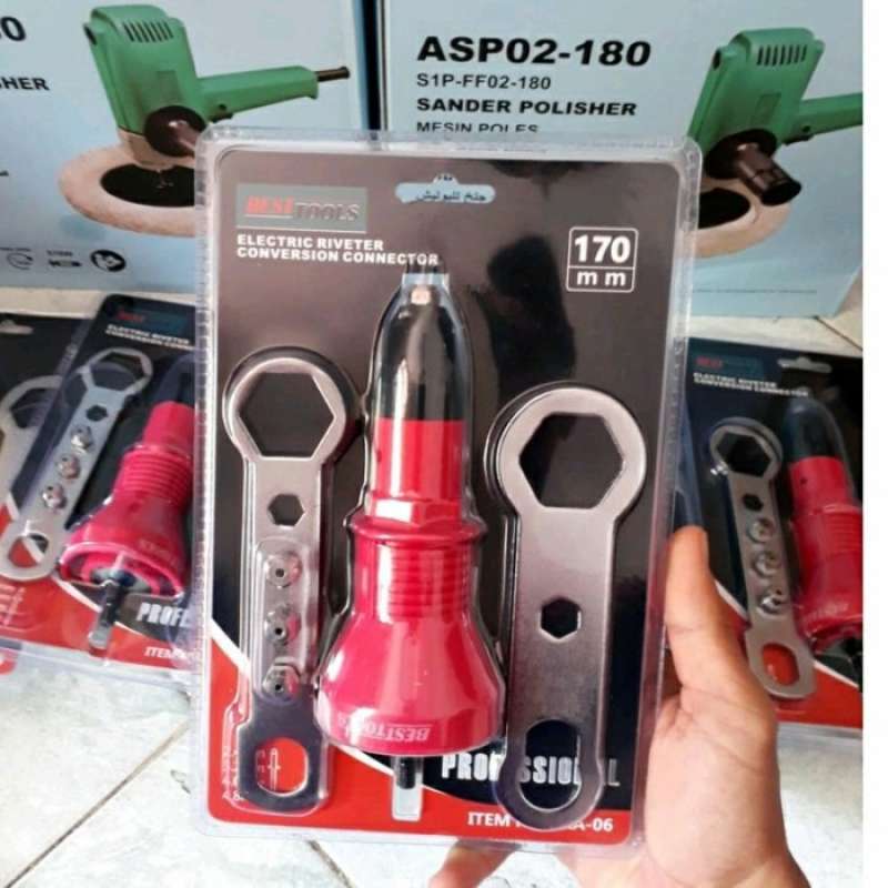Promo adaptor tang rivet / rivet adapter / paku rivet / baja ringan ...