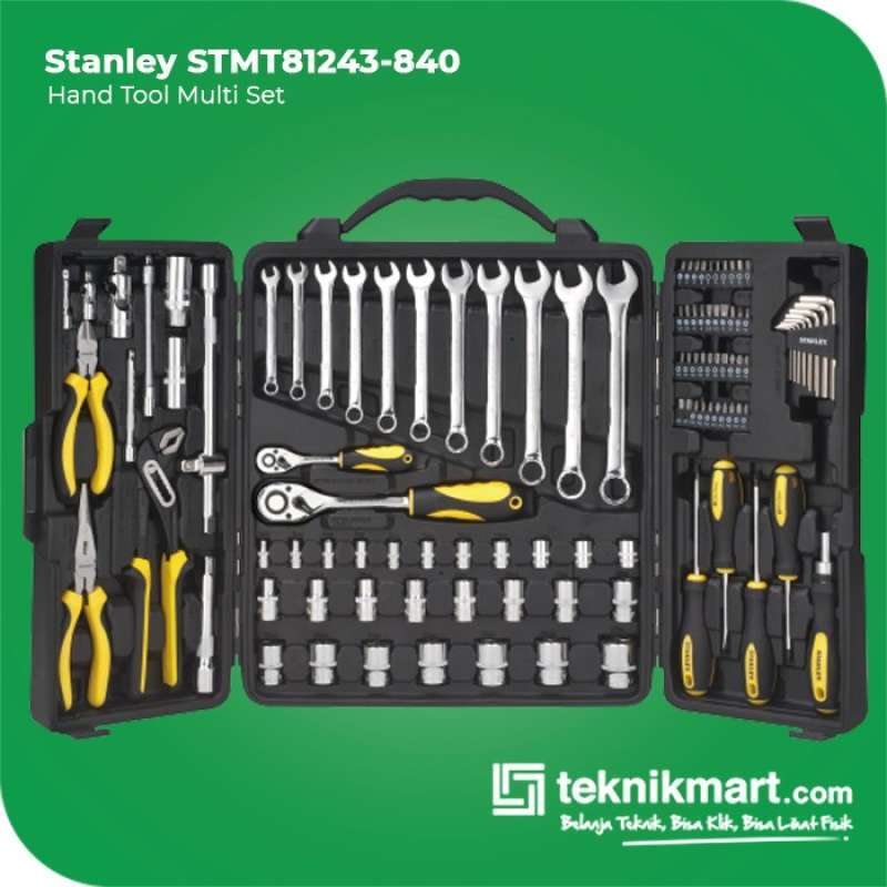 Promo Stanley STMT81243-840 Hand Tool Multi Set 110pcs / Alat Perkakas ...