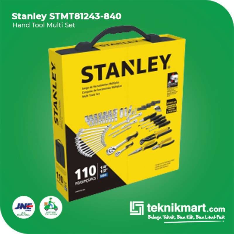 Promo Stanley Stmt81243-840 Hand Tool Multi Set 110pcs / Alat Perkakas ...