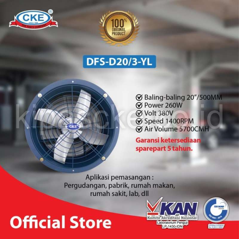 Promo CKE Drum Fan 20 Inch Drum Fan Blower Drum Fan Standar Diskon 23% ...