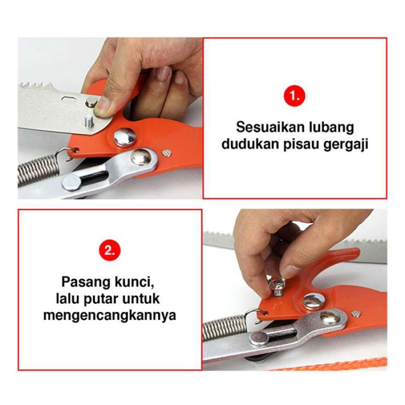 Jual Xander Gunting Dahan Tali Gergaji Ranting Pohon Tinggi Di Seller Palugada Official Store ...