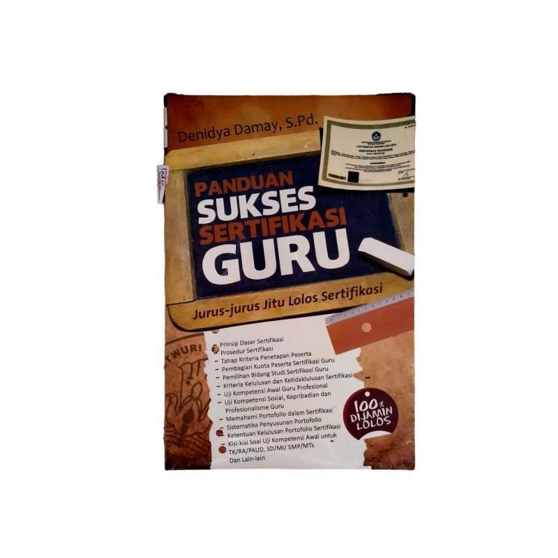 Jual Panduan Sukses Sertifikasi Guru Jurus Jitu Lolos Sertifikasi ... Jual Panduan Sukses Sertifikasi Guru Jurus Jitu Lolos Sertifikasi ...