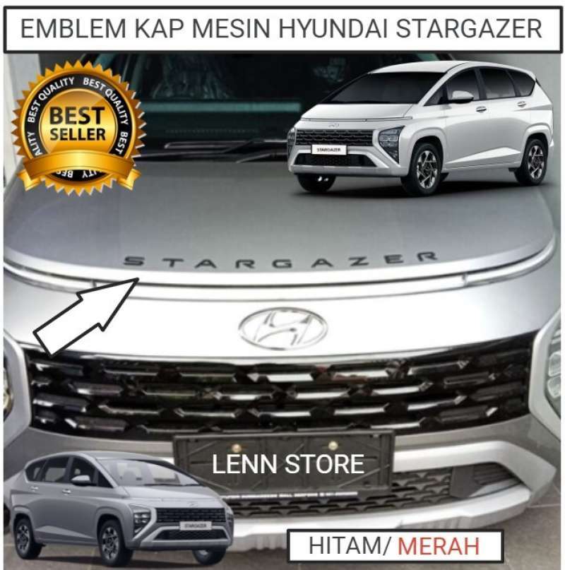Promo Aksesoris Emblem Kap Mesin Hyundai Stargazer 2022 TERBARU Diskon ...