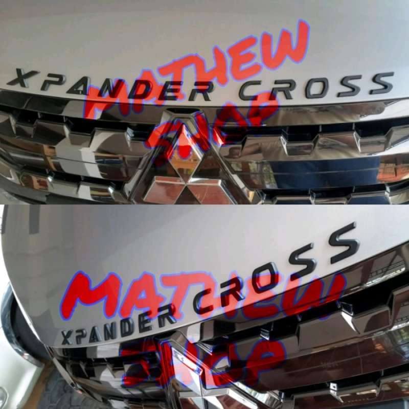 Jual Engine Hood Emblem Xpander Cross Hitam Ori Logo Xpandercross Kap ...