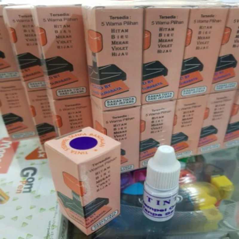 Promo TINTA BIRU / BLUE STEMPEL FLASH / TINTA STEMPEL OTOMATIS / MANIS Limited Diskon 13% di ...