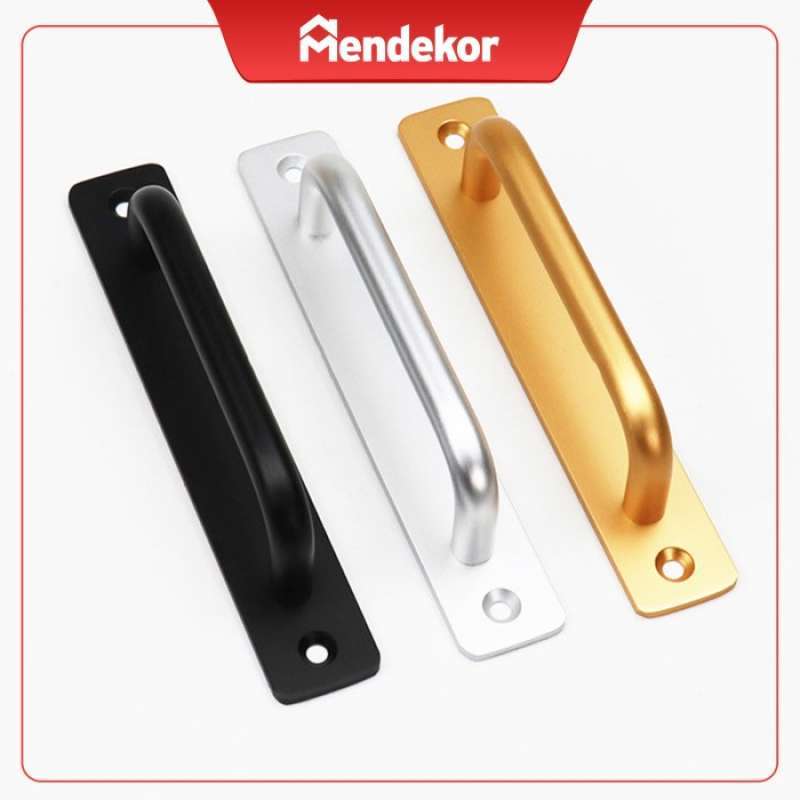 Promo Morfo handle gagang pintu jendela laci lemari besi hitam emas ...