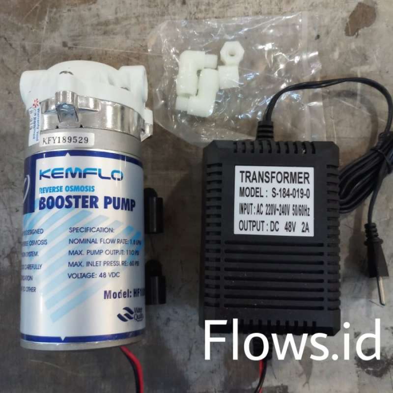 Promo Pompa Ro Kemflo 48 Volt / Booster Pump 48V Reverse Osmosis Diskon ...