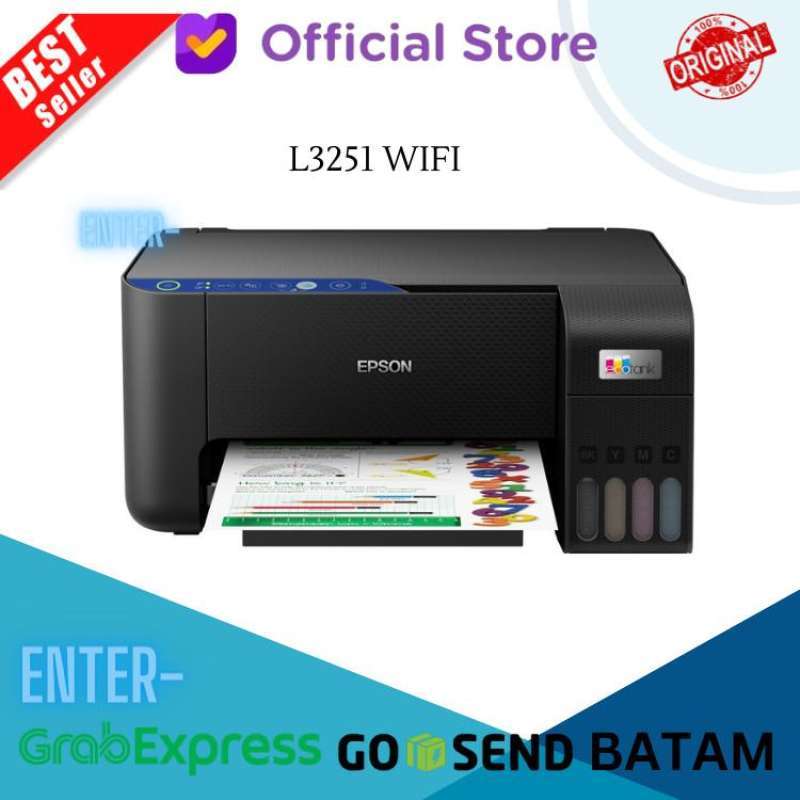 Jual PRINTER EPSON L3251 WIFI PRINT SCAN COPY GARANSI RESMI L 3251 di Seller Micro Computer ...