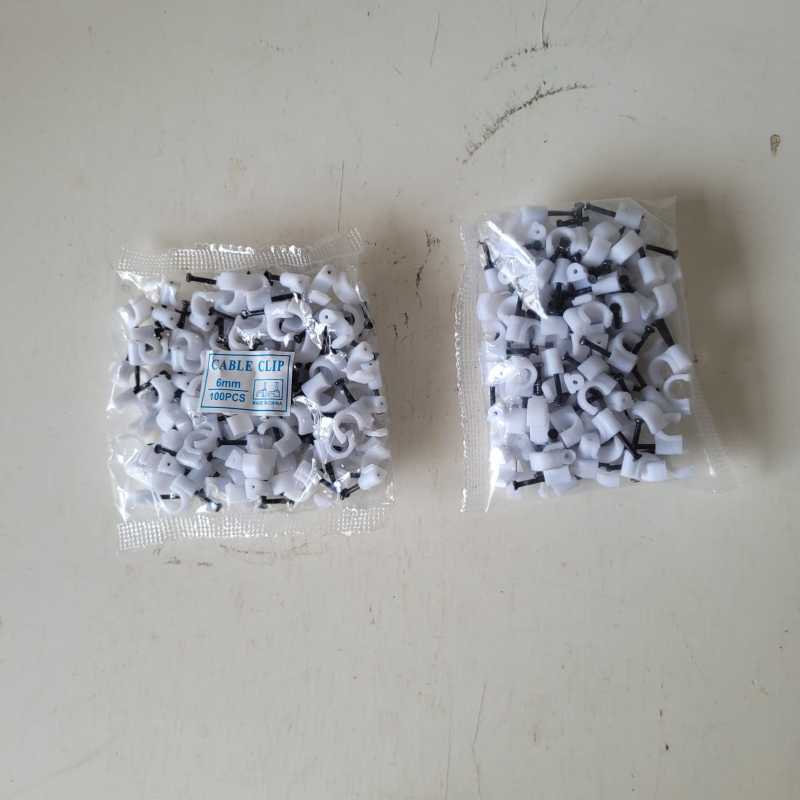 Jual Paku Klem / Klem Kabel Paku Beton Hitam 6 mm di Seller Prima_mdn ...