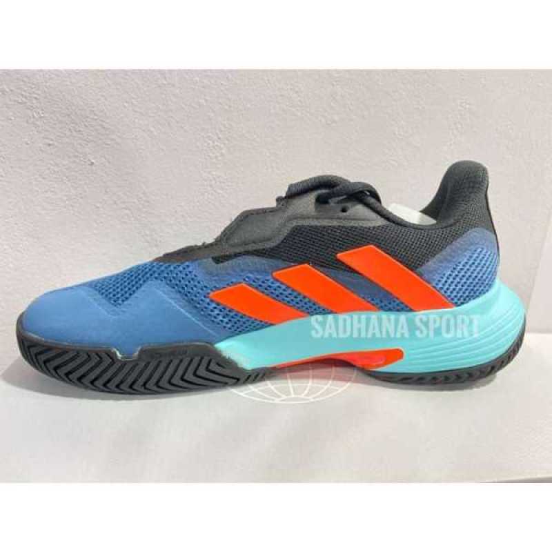 Jual Sepatu Tenis Adidas Courtjam Control M Hitam Biru Di Seller ...