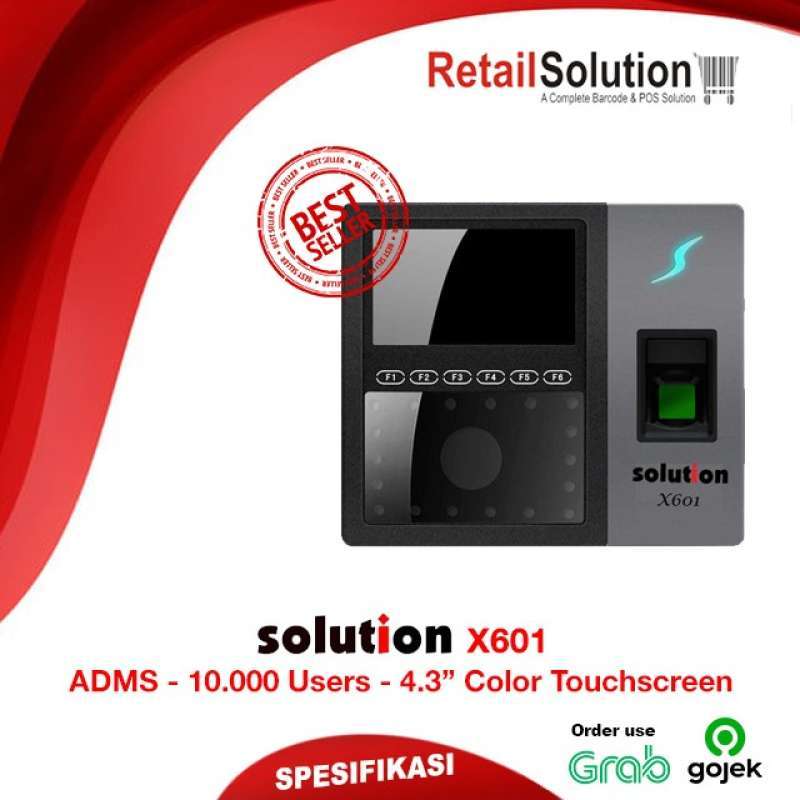 Promo Mesin Absensi Fingerprint Wajah ADMS - Solution X601 / X-601 / X ...