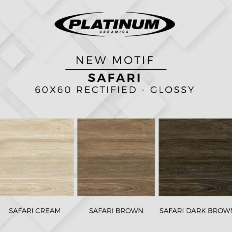 Jual Keramik Platinum 60x60 Safari Brown Grey Darkbrown Rec Glossy Di ...