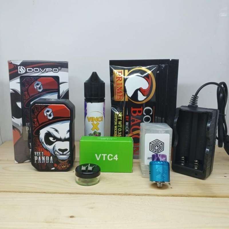 Jual PAKET LENGKAP PANDA HITAM BLACK VEE2 VEE 2 HITAM SIAP PAKAI ...