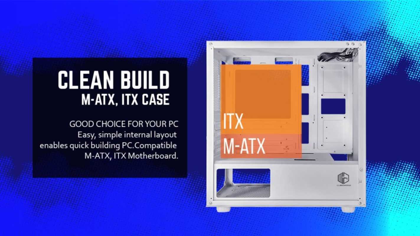 Jual Casing CUBE GAMING FINOS BLACK - mATX - FRONT & SIDE MESH PANEL di ...