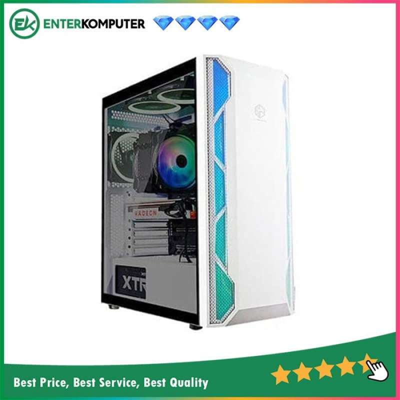 Jual Casing CUBE GAMING DUSTIN WHITE ATX TEMPERED GLASS / Casing PC ...