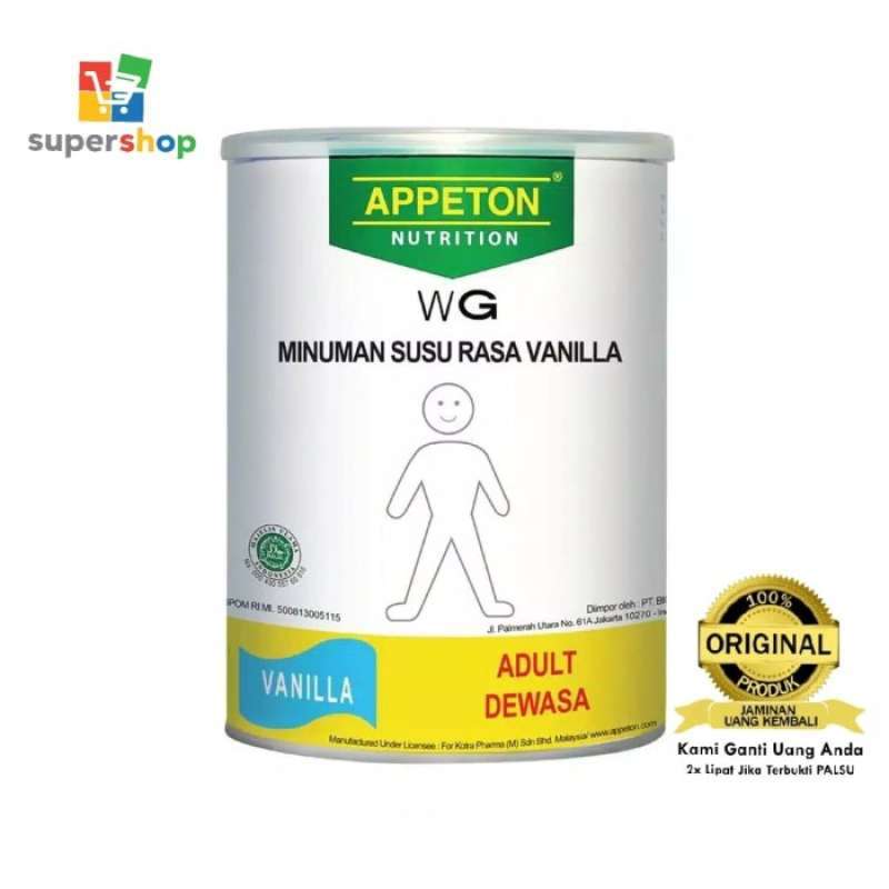 Jual Susu Appeton Weight Gain Penambah Berat Badan Dewasa 450gram Di ...