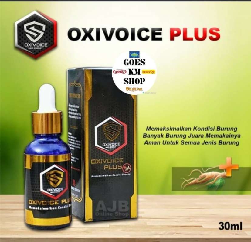 Promo OXI VOICE OXIVOICE PLUS 30 ML ORI - GINSENG PENGGACOR & STAMINA BURUNG Diskon 33% di ...