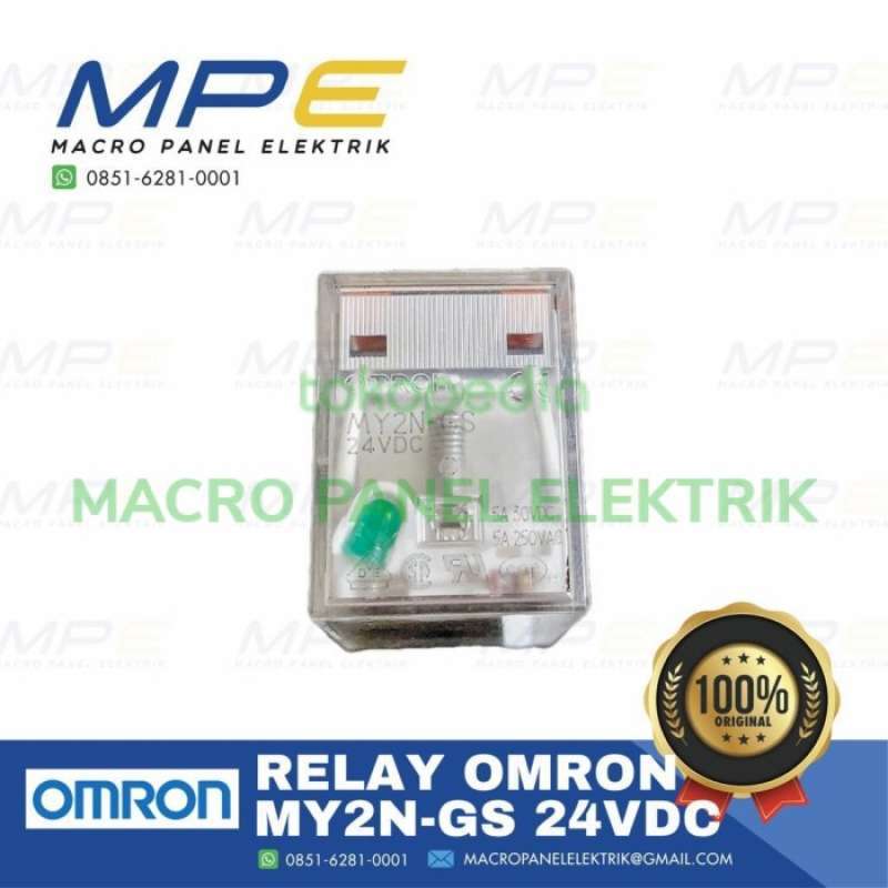 Promo Relay Omron My2Ngs 24Vdc 8 Pin / Relay Omron My2N Gs 24 Vdc 8 Kaki Diskon 23% di Seller ...