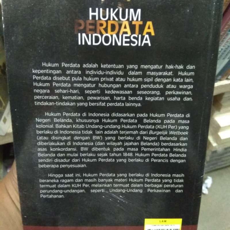 Jual Hukum Perdata Indonesia P.n.h Simanjuntak Sh Di Seller Bane Store ...