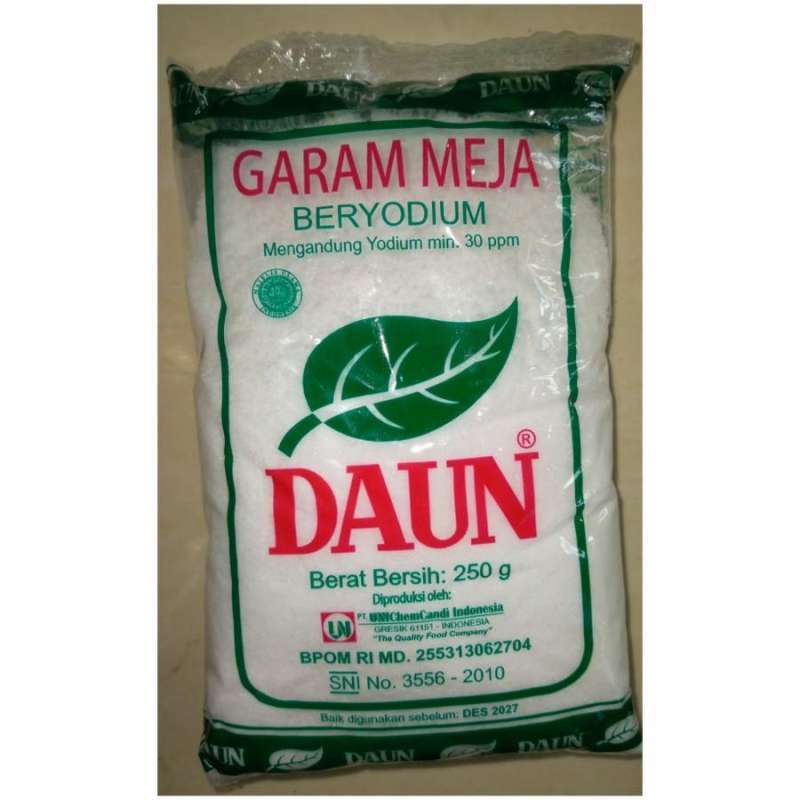 Jual Garam Meja Daun 250 Gram Di Seller Sembako Bismillah - Potorono-3 ...