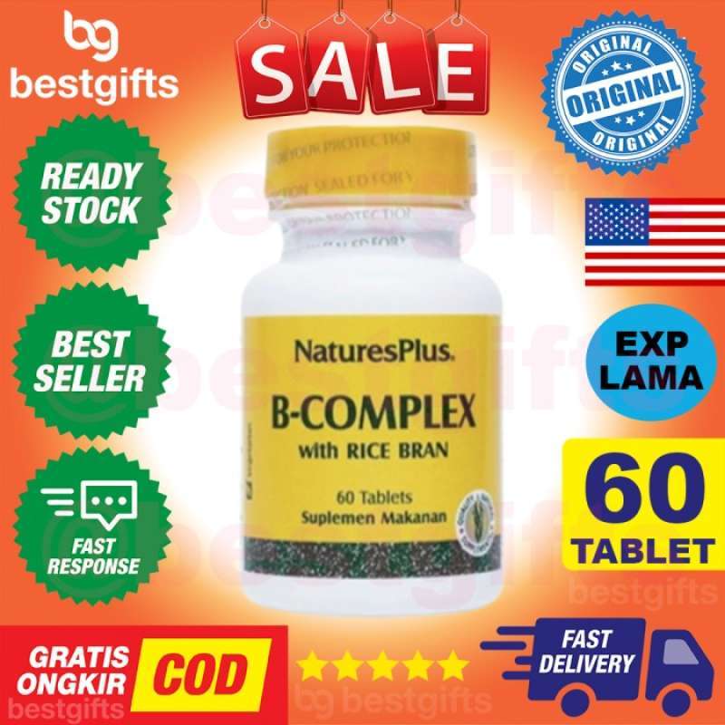 Jual NATURE'S NATURES NATURE PLUS B COMPLEX ANTI STRESS KECEMASAN 60 ...