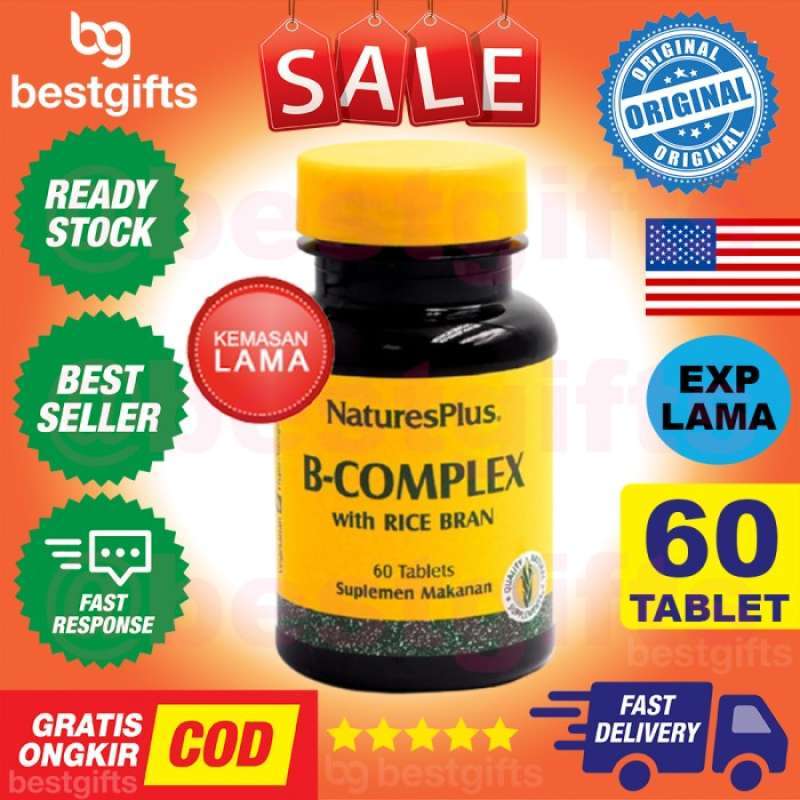 Jual NATURE'S NATURES NATURE PLUS B COMPLEX ANTI STRESS KECEMASAN 60 ...