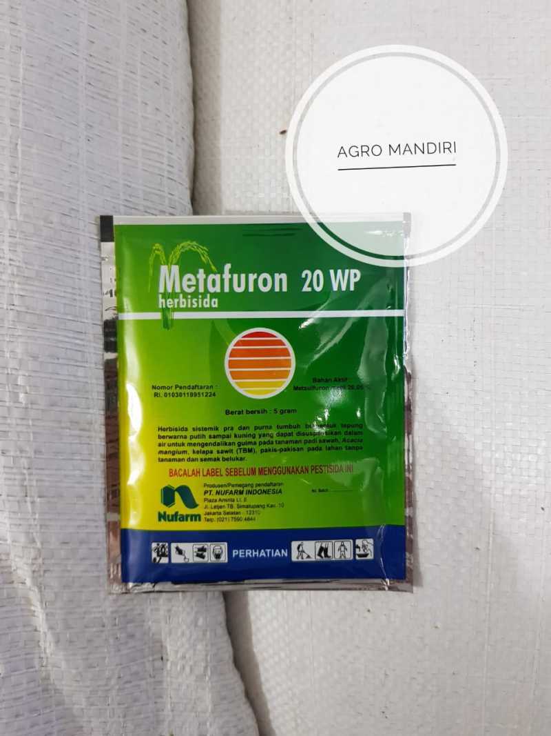 Jual Metafuron 20 WP 5gr Herbisida Pembasmi Pakis dan Kayu di Seller ...