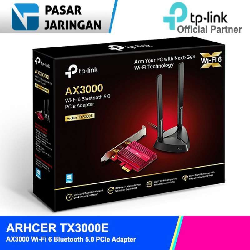 Jual Archer Tx3000e Ax3000 Wi-fi 6 Bluetooth 5.0 Pcie Adapter Di Seller ...