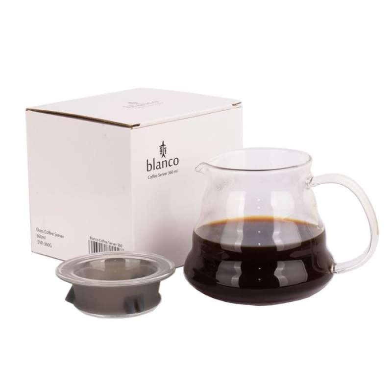 Promo BLANCO GLASS V60 COFFEE POT RANGE SERVER 600ML CLOUD STYLE KACA ...