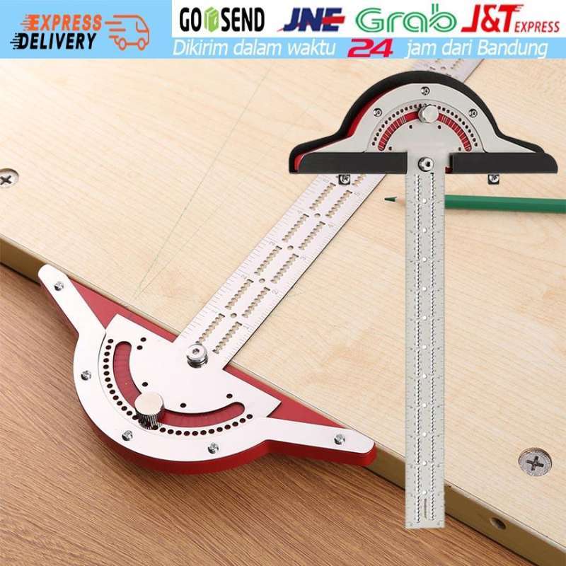 Jual Penggaris Siku Busur Alat Ukur Industri Penggari Mark Line ...