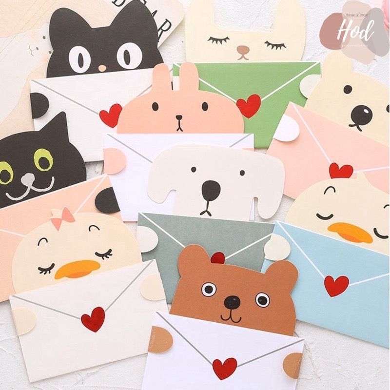 Jual Envelope Cartoon Greeting Card Birthday Card Kartu Ucapan Ulang ...