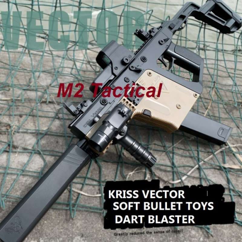 Promo KRISS Vector SV Nerfty SMG Foam Dart Blaster with Shooting ...