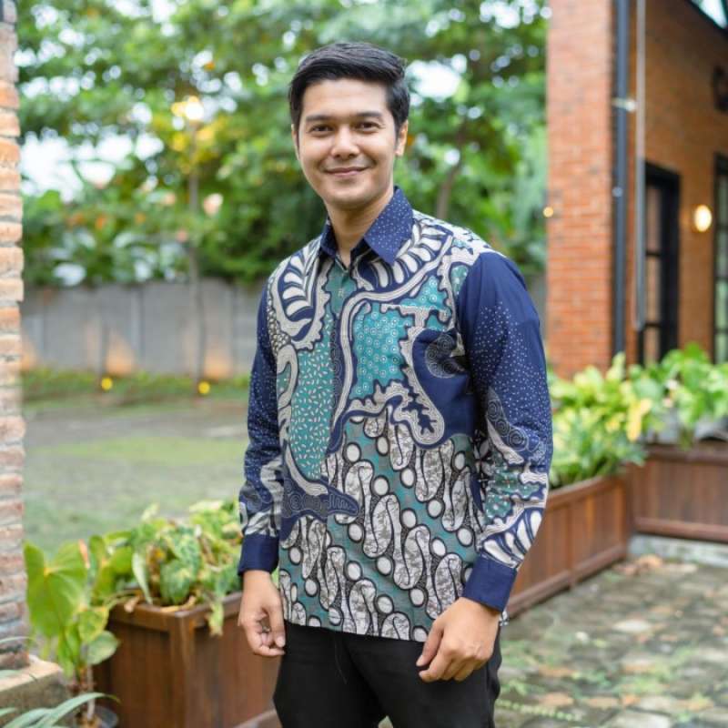 Jual Baju Batik Pria Lapis Furing Model Kemeja Lengan Panjang - Reog ...
