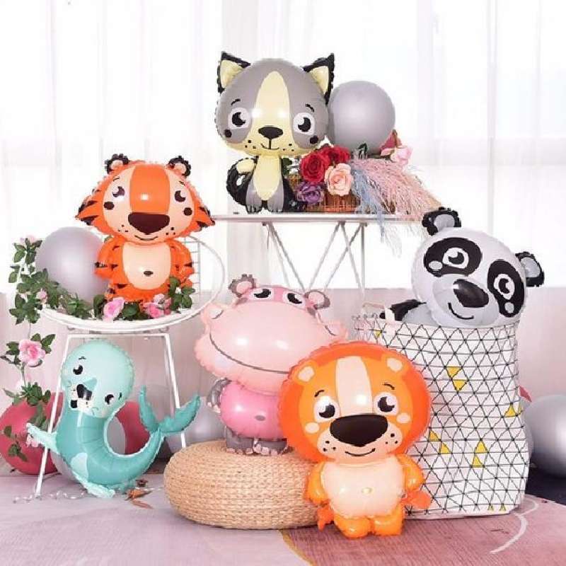 Jual Balon Animal Cartoon Cute Binatang Hewan Kartun Lucu Karakter Zoo ...
