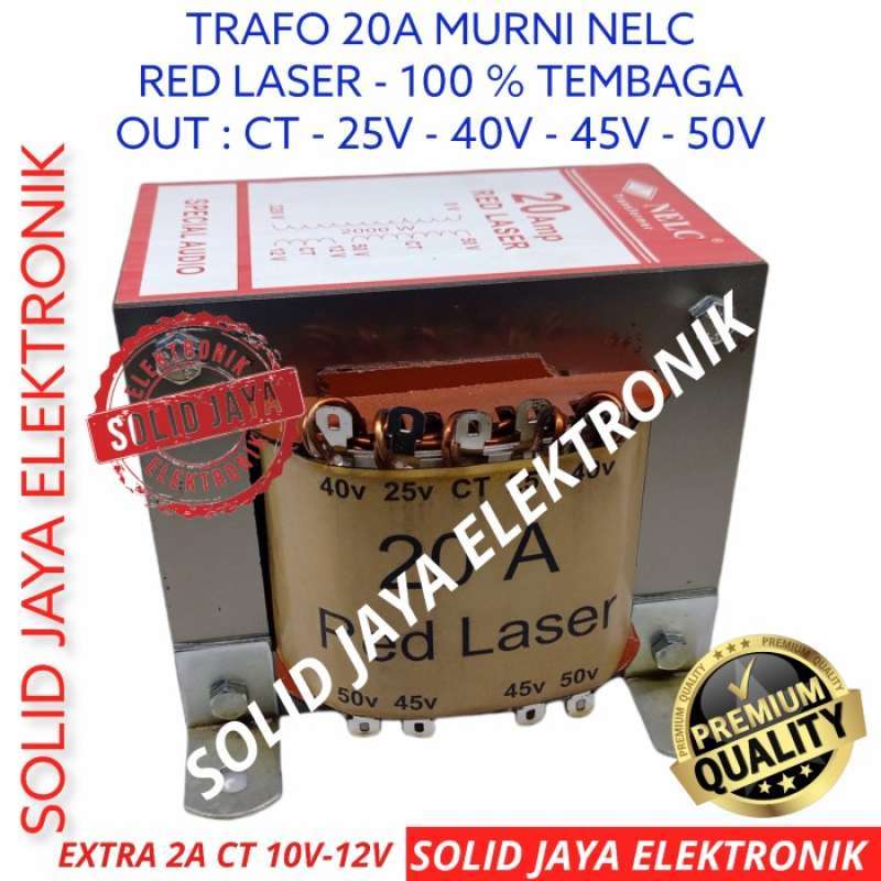 Promo TRAVO TRAFO 20A MURNI RED LASER NELC CT MURNI TEMBAGA SPECIAL ...