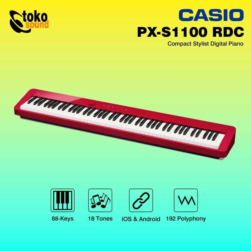 Jual Casio PX-S1100 RDC - 88 Key Privia Digital Piano Original di ...