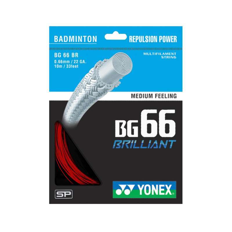 Jual Yonex Badminton Nylon String BG 66 Briliant - Red Di Seller Yonex ...