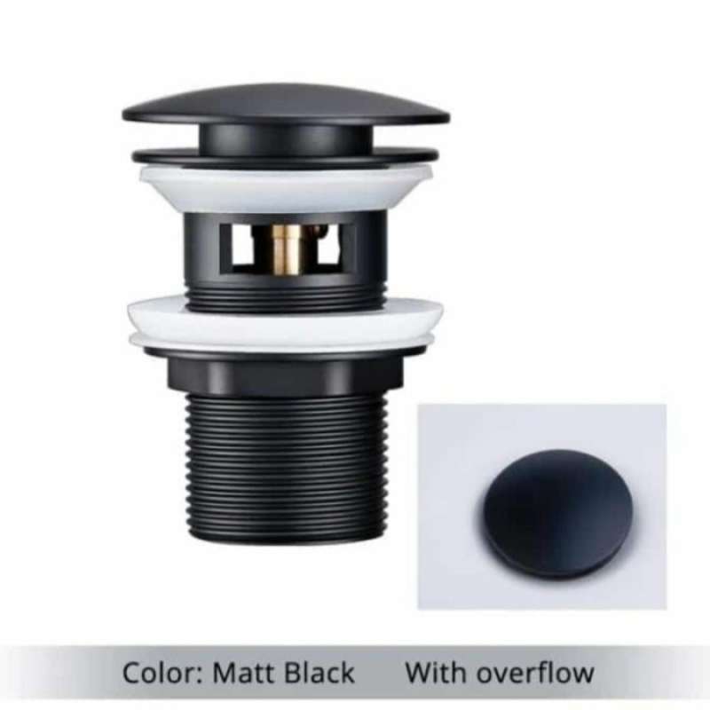 Promo Afur Wastafel Hitam Pop Up Standar Toto Wasser Diskon 43% di ...