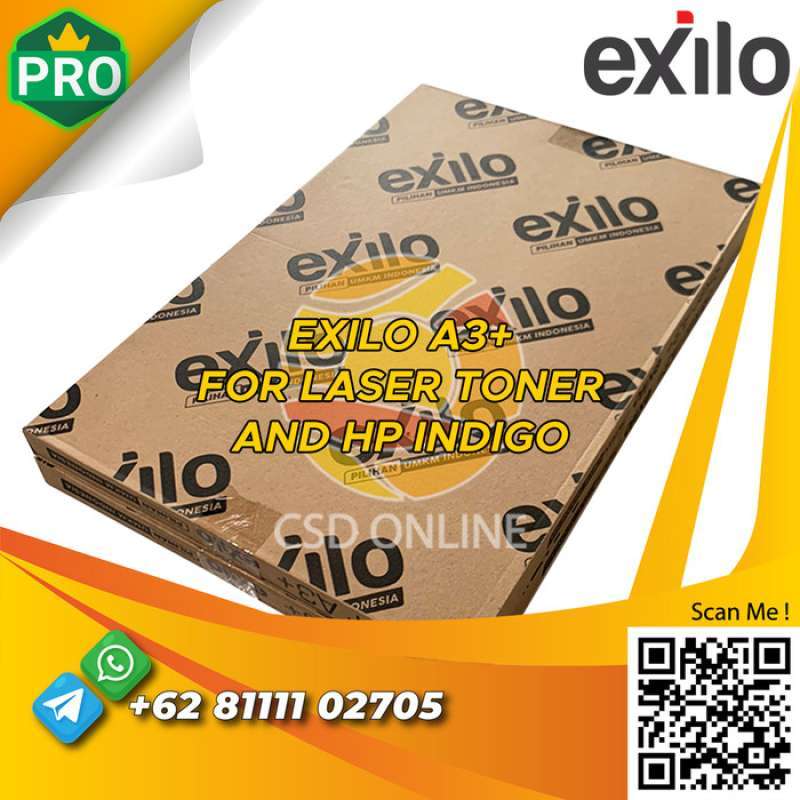 Promo EXILO STIKER VINYL LASER A3+ WHITE GLOSS MATTE TRANSPARAN ...
