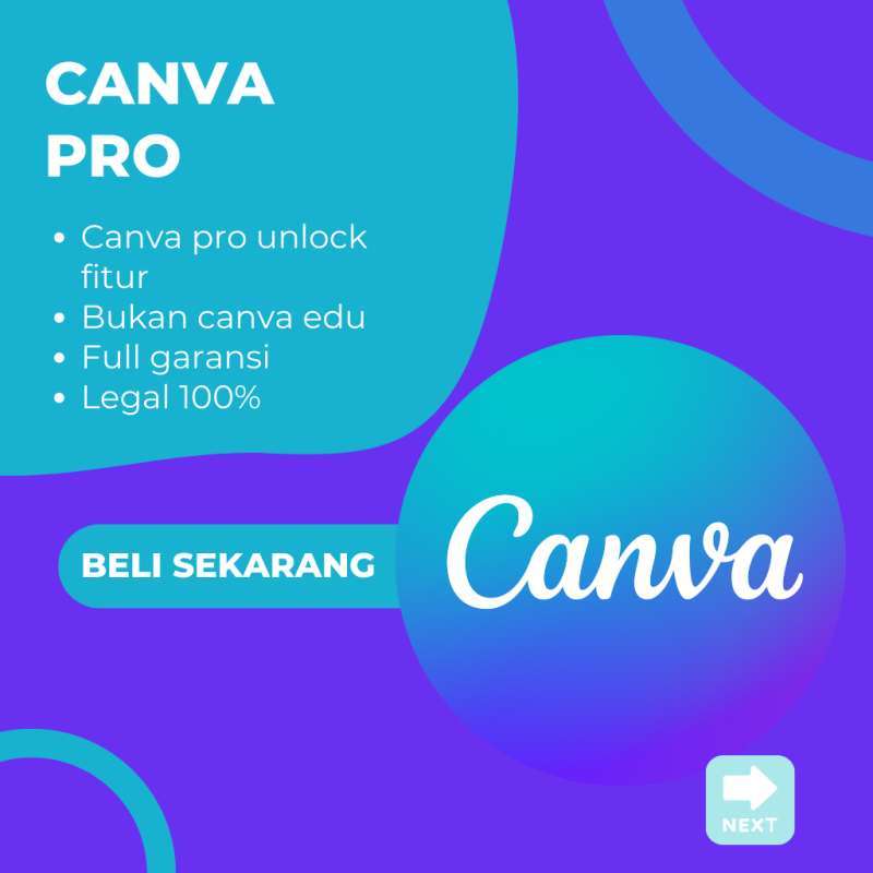 Promo CANVA PRO 1 BULAN Diskon 23% di Seller LIMA PANDAWA - Semingkir-2, Kab. Pemalang | Blibli