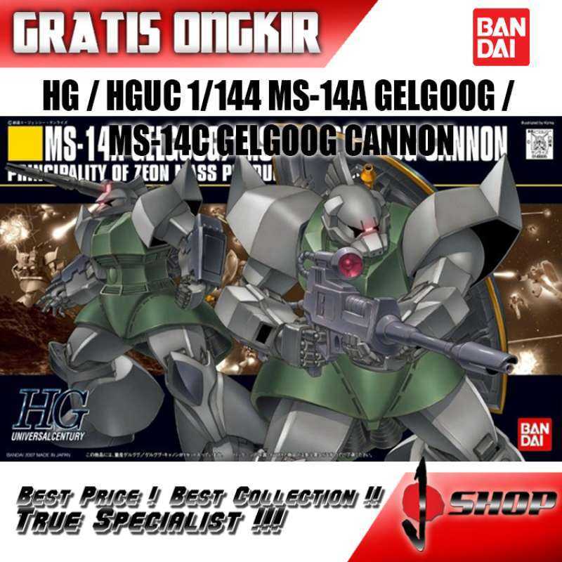 Jual Hg / Hguc 1/144 Ms-14a Gelgoog / Ms-14c Gelgoog Cannon Di Seller J-shop Indonesia - Gundam ...