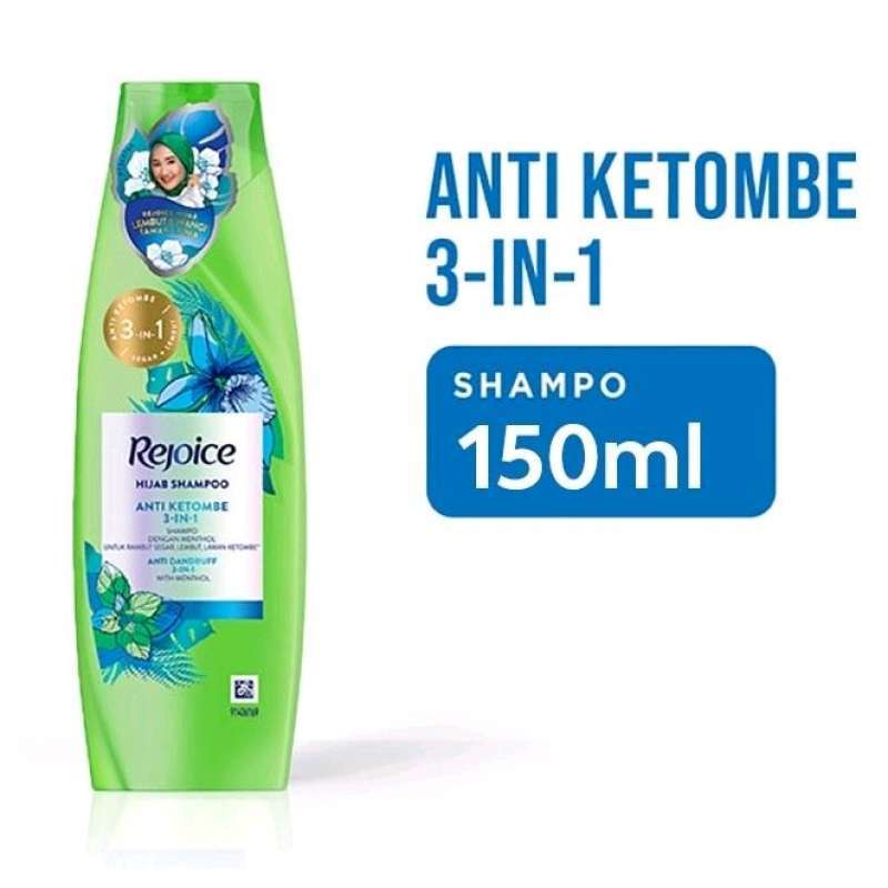 Jual Rejoice Hijab Shampoo Anti Ketombe 3in1 Anti Dandruff 150ml With ...