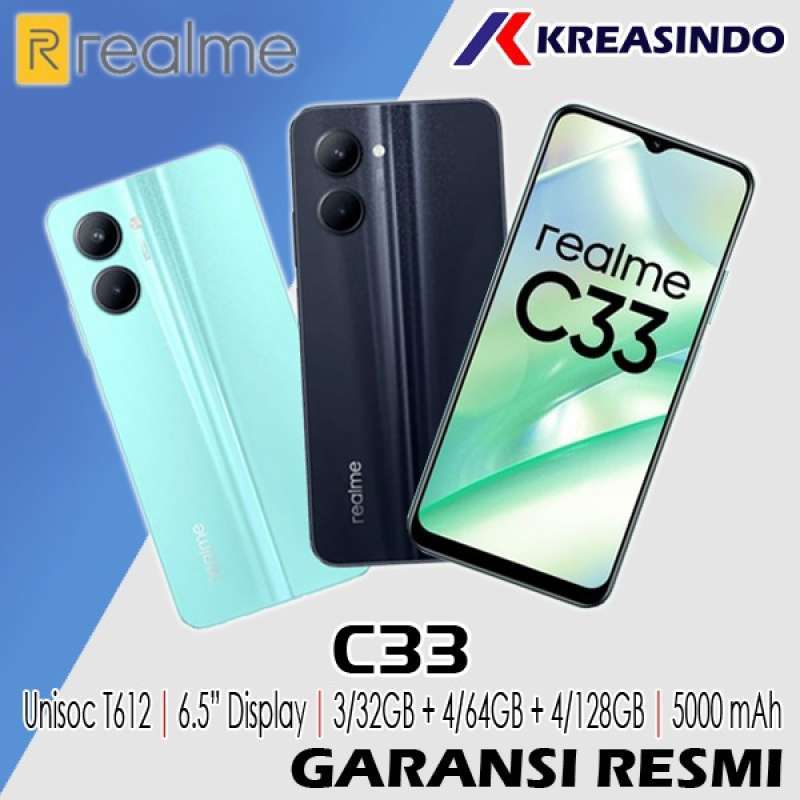 Jual Realme C33 4/128 Ram 4gb Internal 128gb Garansi Resmi Di Seller ...