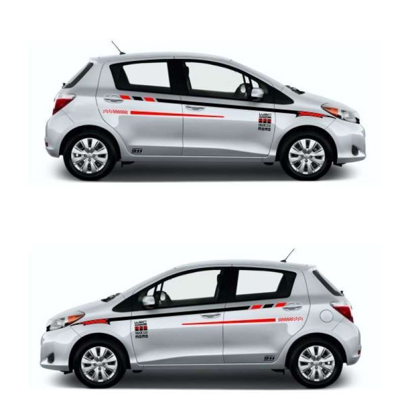 Promo Sticker Body Stripe Toyota Yaris 001 Diskon 23% Di Seller Entra ...