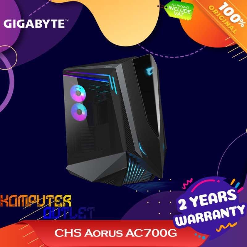 Jual GIGABYTE CASING AORUS C700 GLASS FULL TOWER PRE INSTALL ARGB & PWM ...