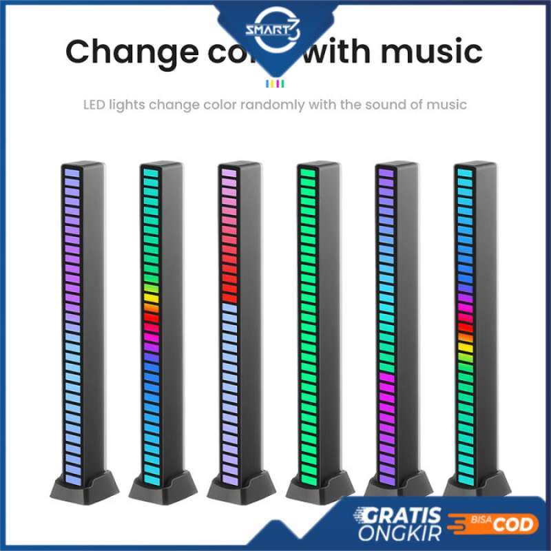 Promo Lampu Led Rgb Bar Spectrum Audio Music Indicator Sound Control ...