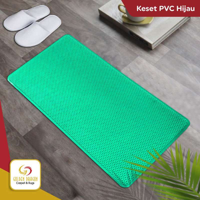 Jual Ukuran: 45cm x 90cm Bahan: PVC - Hijau di Seller Carpetama Store ...